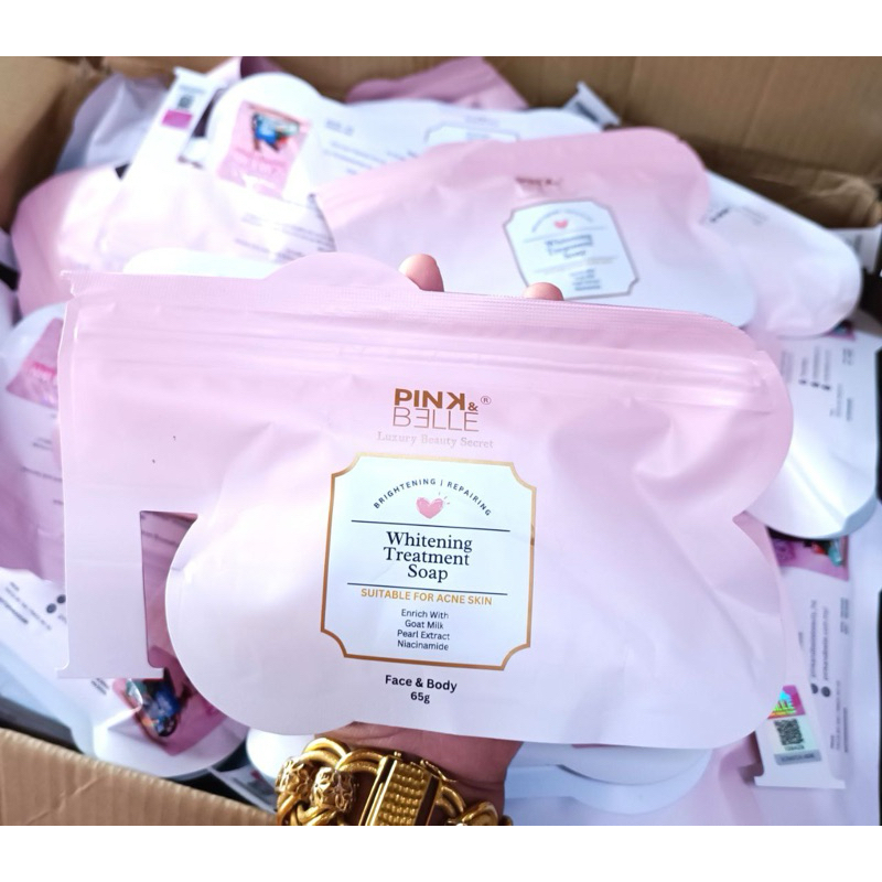 PINK BELLE WHITENING SOAP (NEW VERSION) | Shopee Malaysia