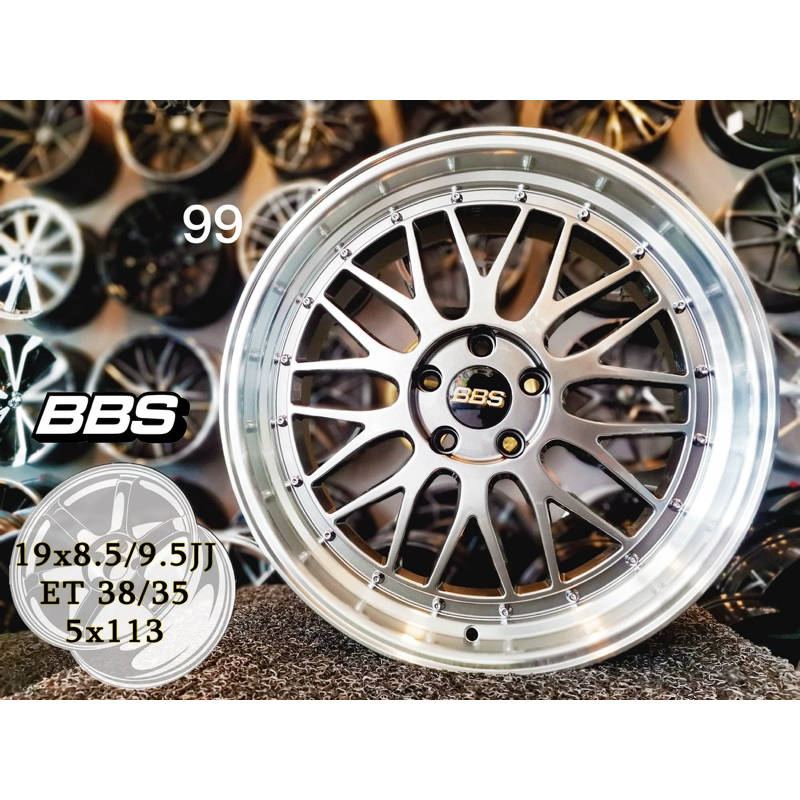 BBS (F) 19x8.5JJ(R) 19x9.5JJ 5x113 Silver（99） | Shopee Malaysia