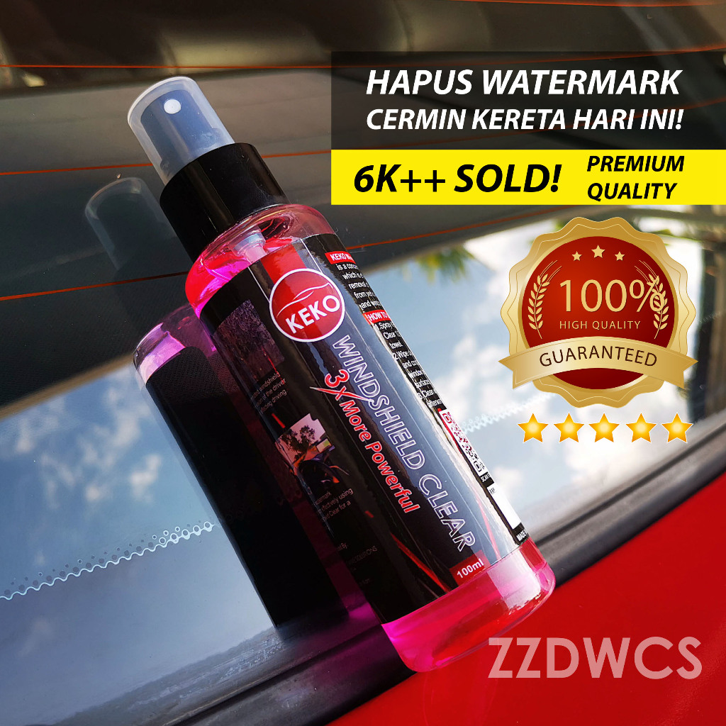 Watermark Remover Car Glass Aksesori Kereta Mirror Assesories Cermin ...