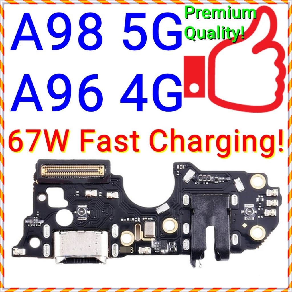 (67W Fast Charge) NEW ORI Charging Port FULL IC SUB Board MIC for Oppo ...