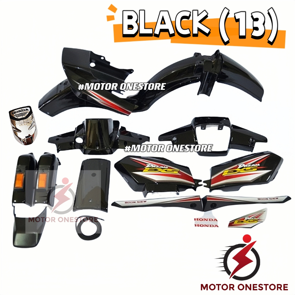 [Full Set] EX5 Cover Set siap STICKER Caver Set Body Cover Ex5 Dream With Sticker "MOTOR ...