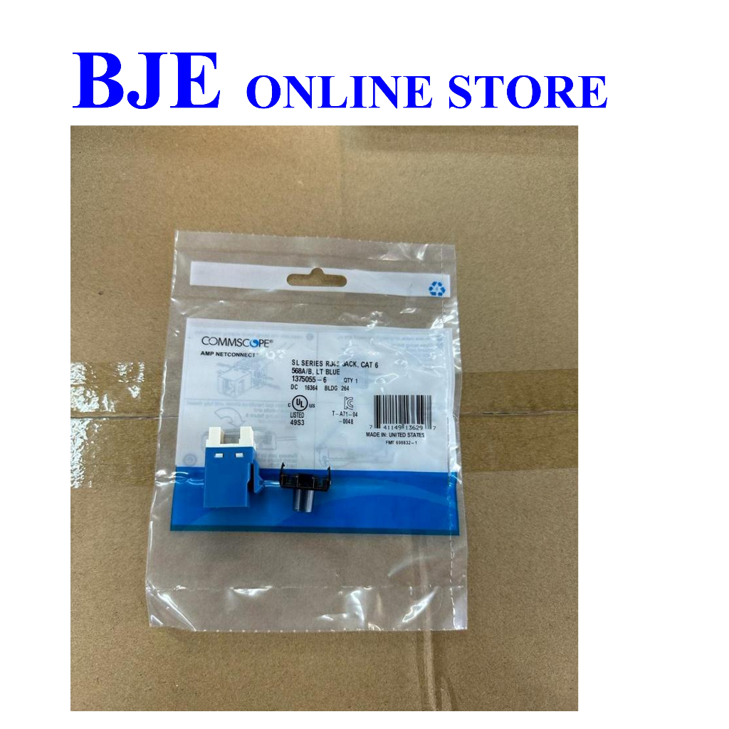 AMP Commscope CAT5E/CAT6 1Port 2 Ports Faceplate Degree Angle Type Data ...