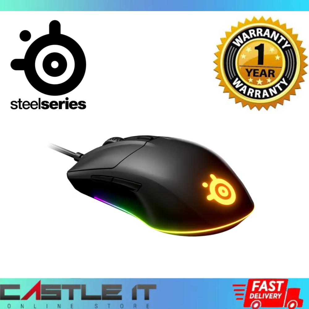 SteelSeries RIVAL 3 TrueMove Core Gaming Wireless / Wired Mouse Mice ...
