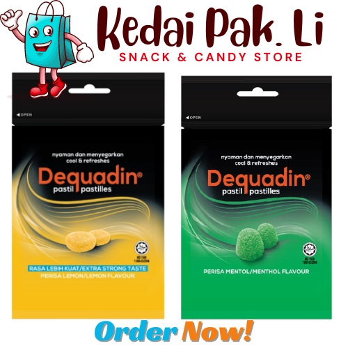 [KPL] Dequadin Pastilles 20gm (Menthol/Lemon) | Shopee Malaysia