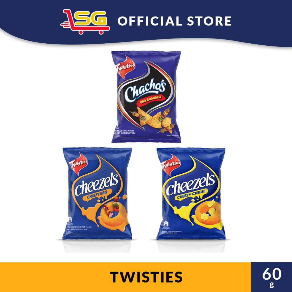 Twisties Cheezels/ Chacho's BBQ Bonanza (60g) | Shopee Malaysia