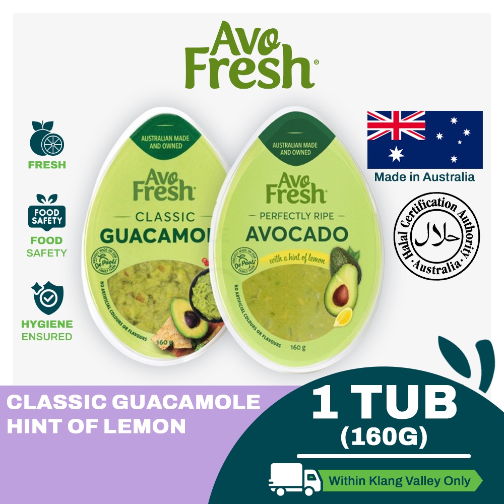 [HALAL] AvoFresh Australian Ready-To-Eat Avocado Tub (160g) | Cold ...