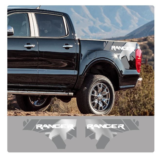 FORD Ranger Raptor Sticker Car Body | Shopee Malaysia