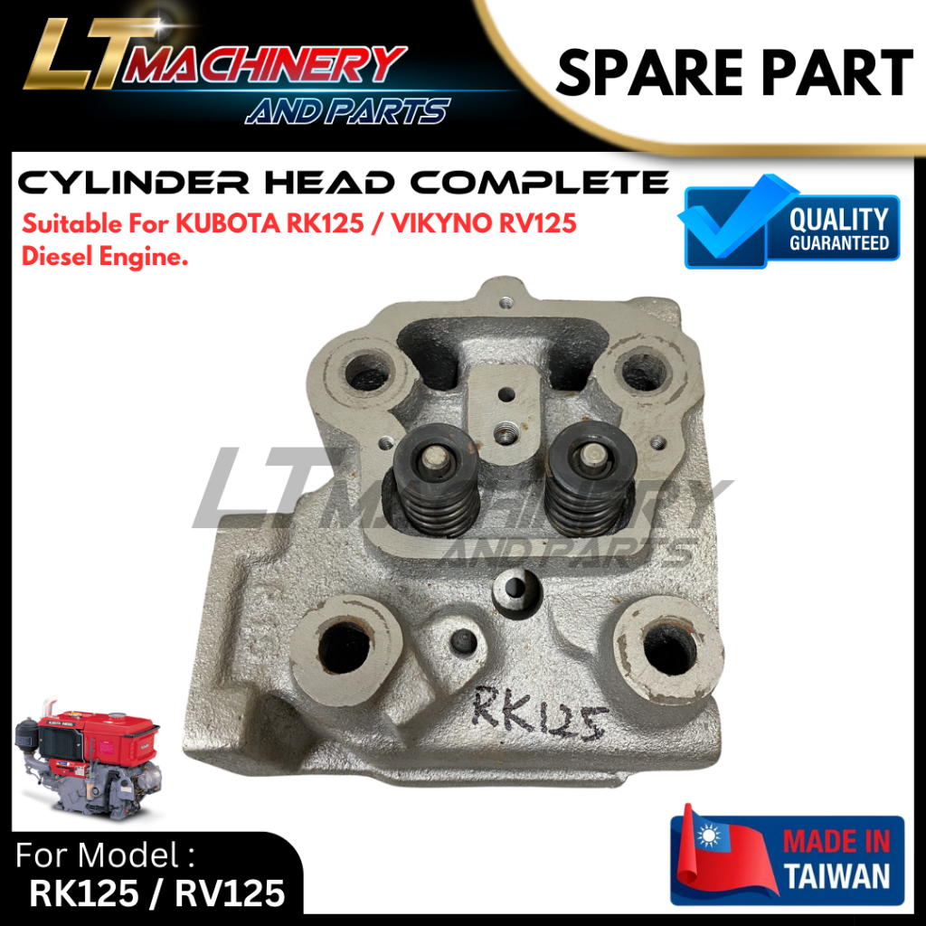 [ Made In Taiwan ] Kubota Vikyno RK125 RV125 Diesel Engine Cylinder ...