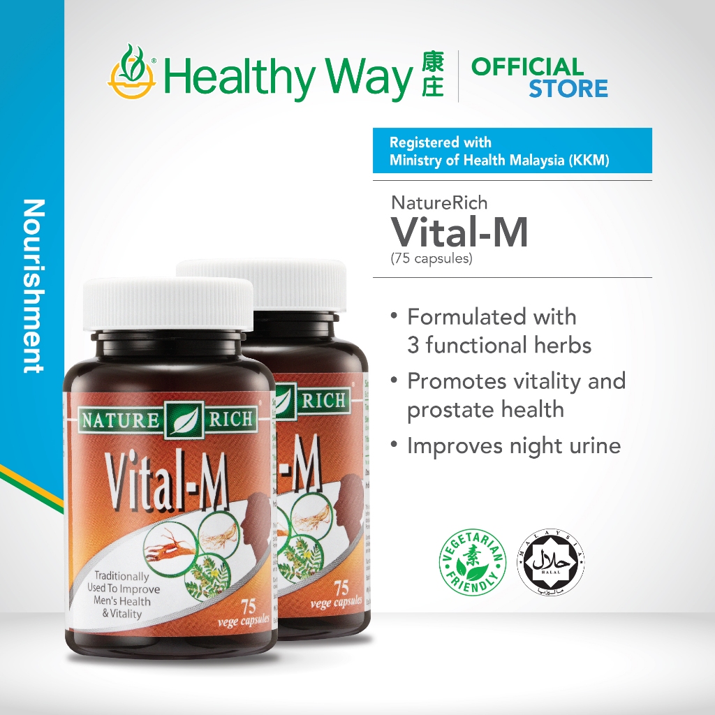 Naturerich Vital M 健力素 (75 Capsules) | Shopee Malaysia