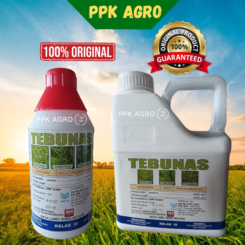 1L & 4L TEBUNAS ANCOM Ametryn 44.6％ Racun Tebu Nanas Sama Vipax 550 ...