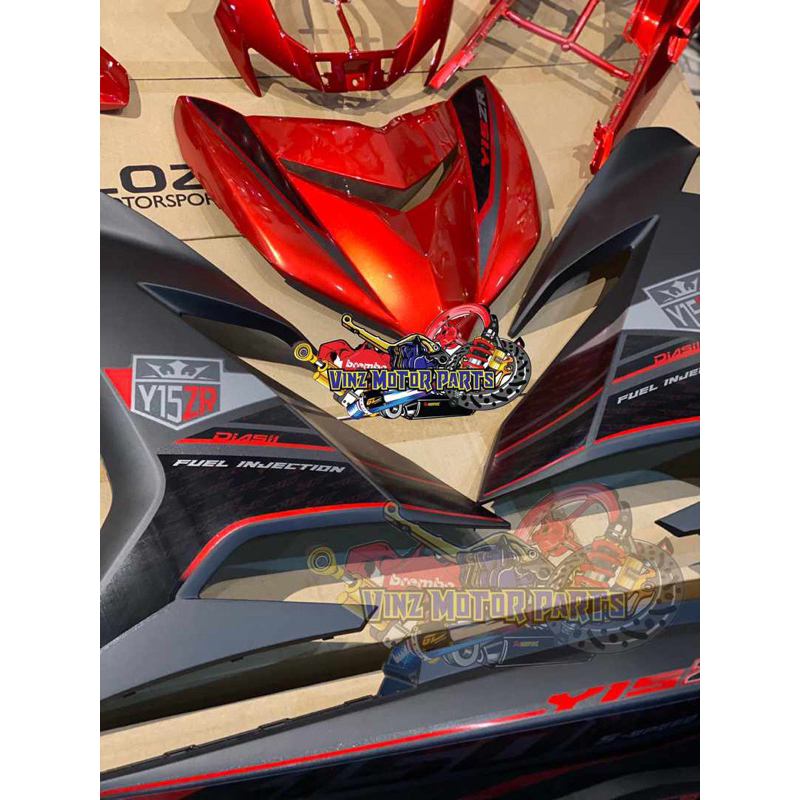 y15 coverset y15zr merah robot | Shopee Malaysia