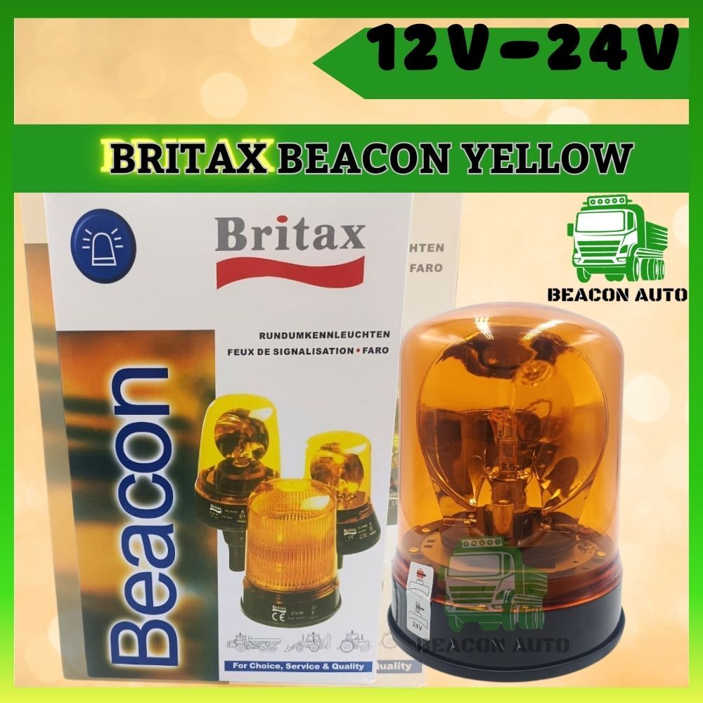 Beacon Auto Britax Lamp LED Amber 12v24v Warning Light Emergency ...
