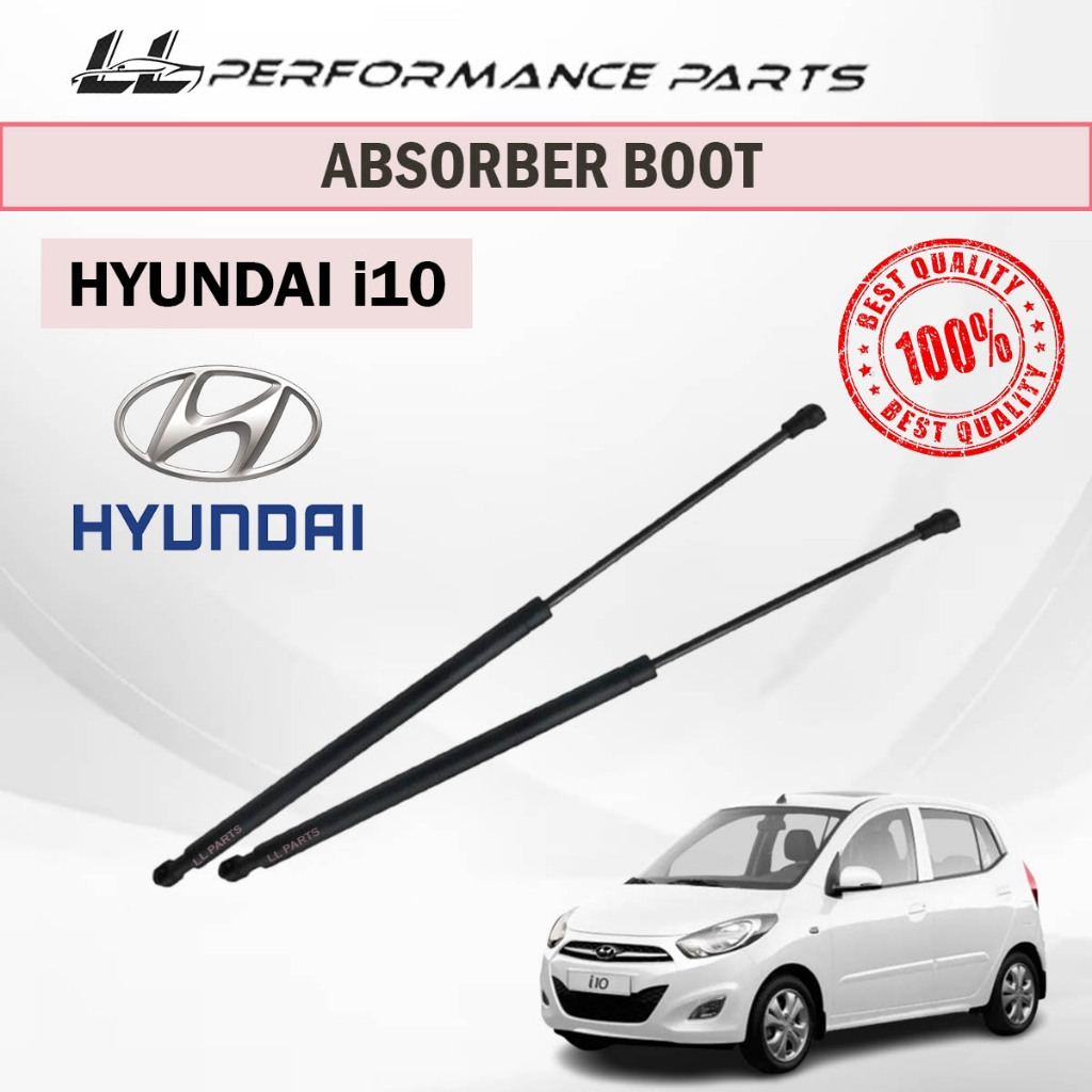 Hyundai I10 Rear Bonnet Damper Absorber Boot Left Right Gas Spring Set ...