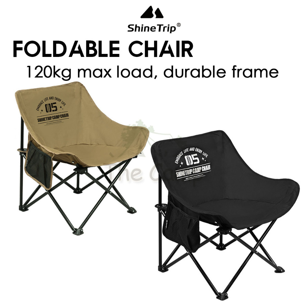 Shinetrip 05 Series Foldable Chair Folding Back Support Heavy Duty ...