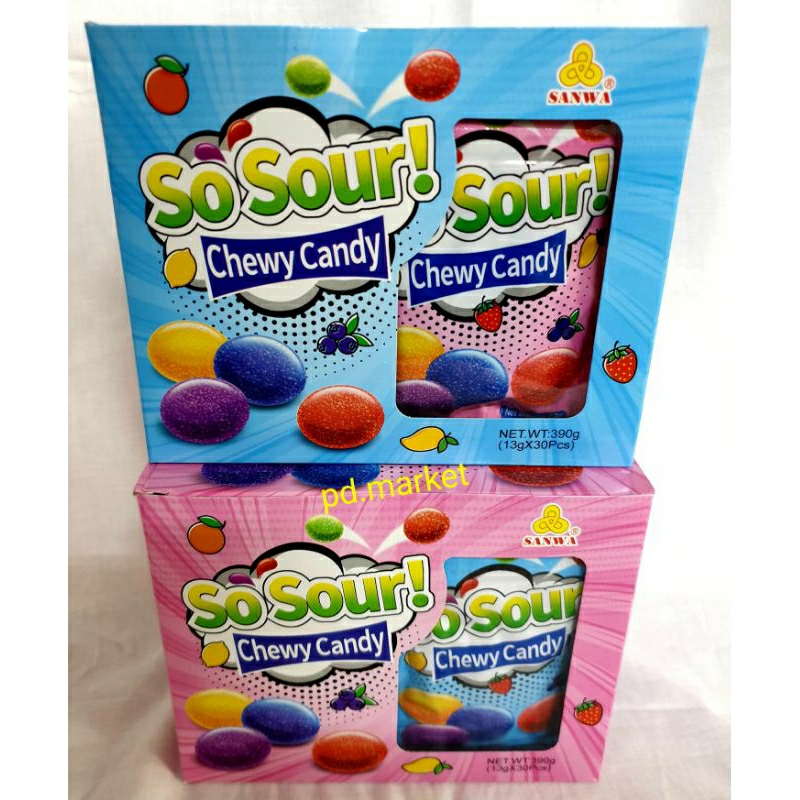 Sanwa So Sour Chewy Candy 13gX30pcs | Shopee Malaysia