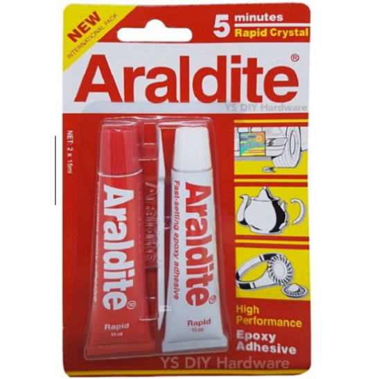 Araldite 5minutes Rapid High Performance Fast-Setting Epoxy Adhesive (2 ...
