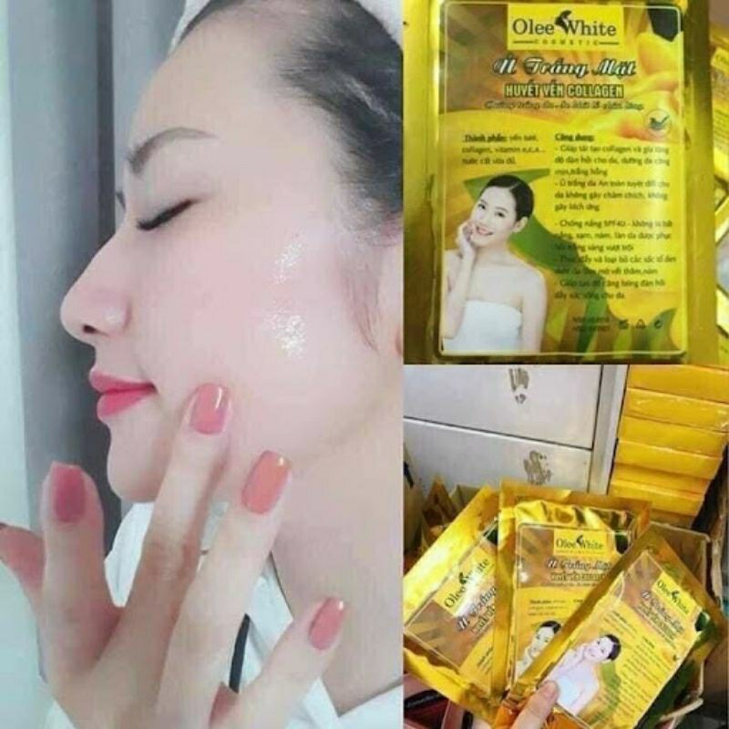 100% ORIGINAL BIRDNET COLLAGEN WHITENING FACE MASK OLEE WHITE 50G - COLLAGEN PUTIH MUKA MASK ...