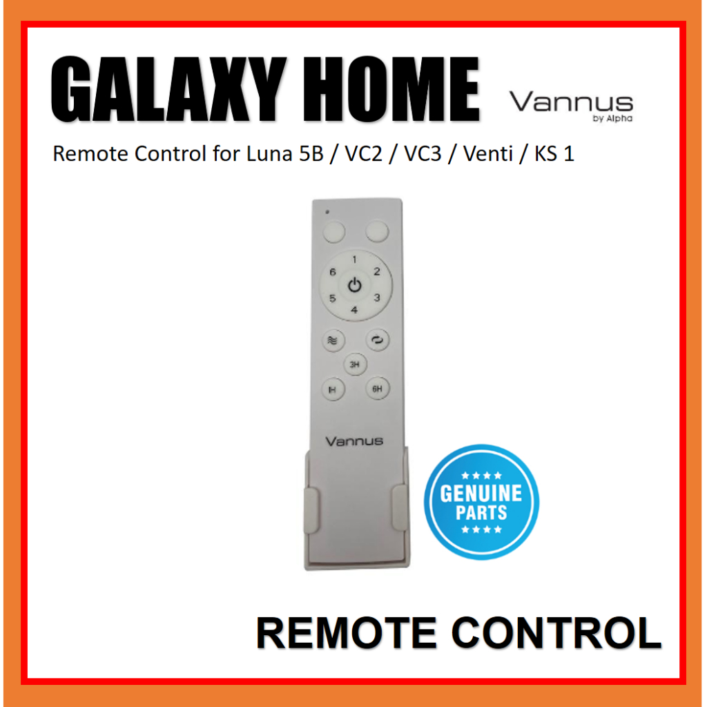 Alpha Vannus Luna 5B Fan Remote Control Only (Exclude Battery) | Shopee ...