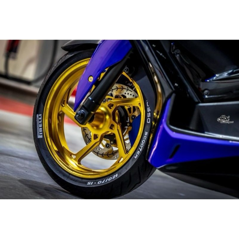 [ FREE TYRE ] SMRT XMAX XMAX250 5 BATANG FORGED ALLOY RIM SPORT RIM ...