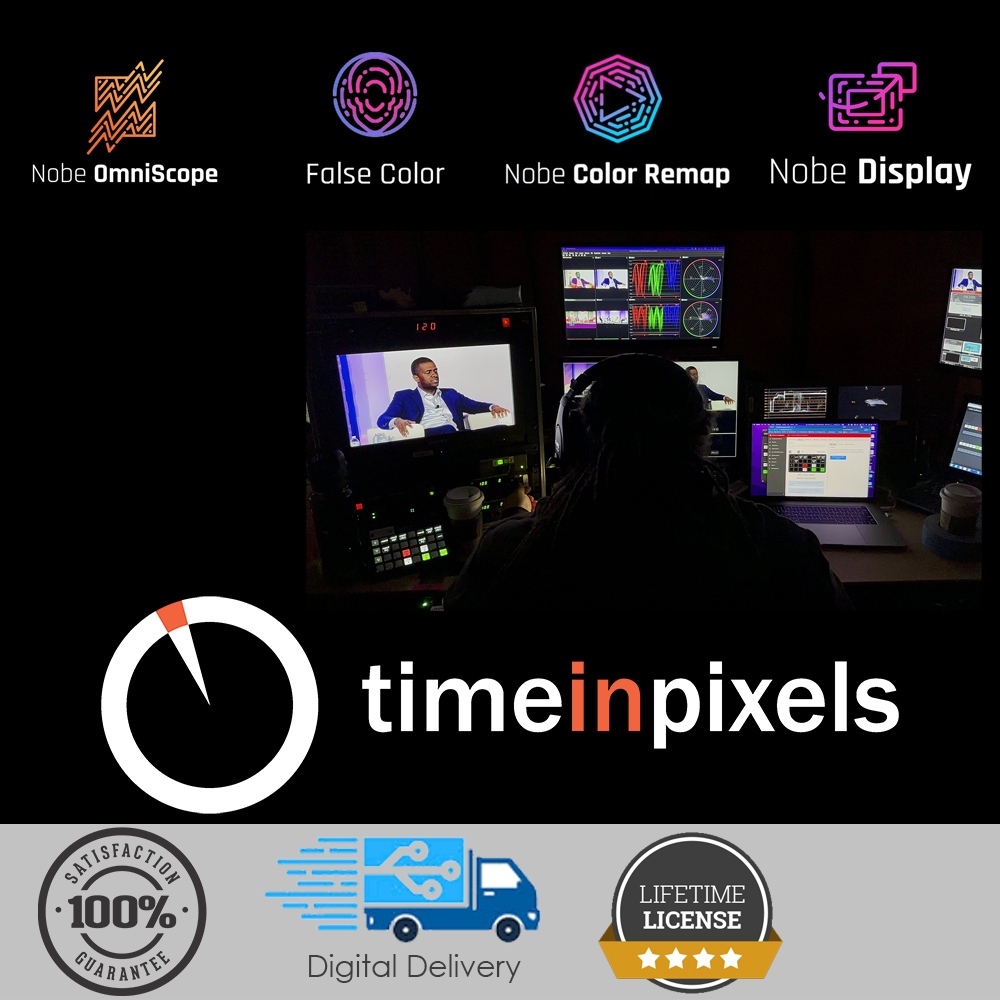 Timeinpixels Plug-ins Bundle - False Color, Nobe Color Remap & Nobe Display plugin | OmniScope ...