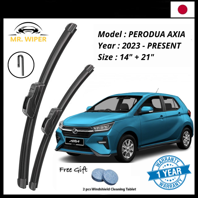 🔥MR WIPER🔥 PERODUA AXIA (2023-PRESENT) MR WIPER JAPAN TECHNOLOGY WIPER ...