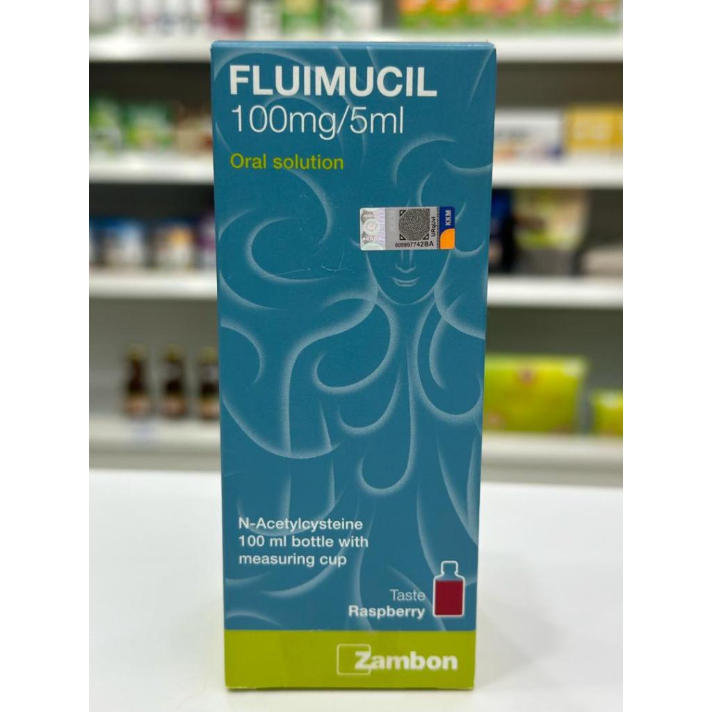 Fluimucil N-Acetylcysteine (100mg Oral Solution/200mg Granules Sachets ...
