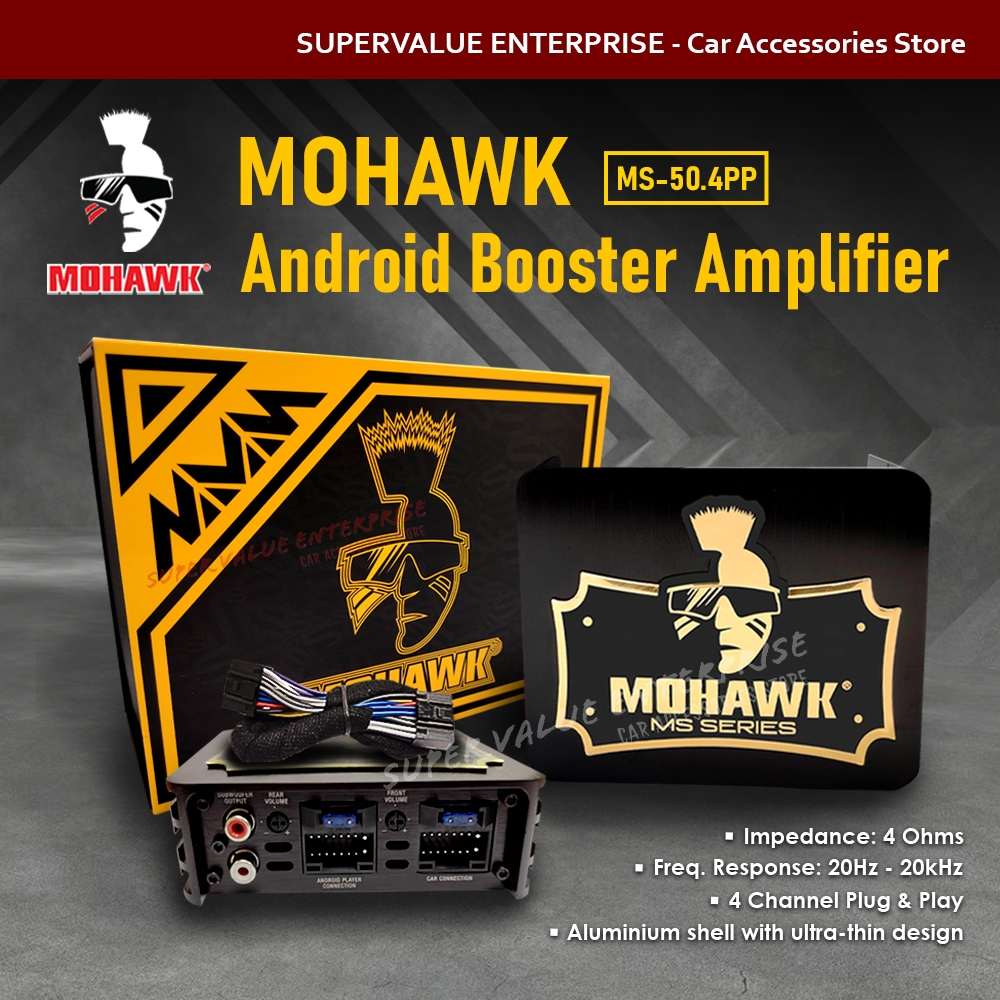 Mohawk Android Audio Processor MS-Series 4 Channel Plug&Play Amplifier ...