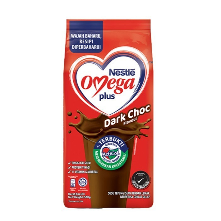 Nestle Omega Plus Dark Chocolate 550g | Shopee Malaysia