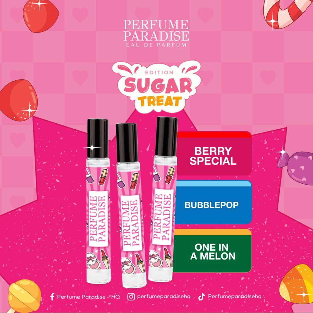 NEW PERFUME PARADISE SUGAR TREAT EDITION - 10ML | Shopee Malaysia