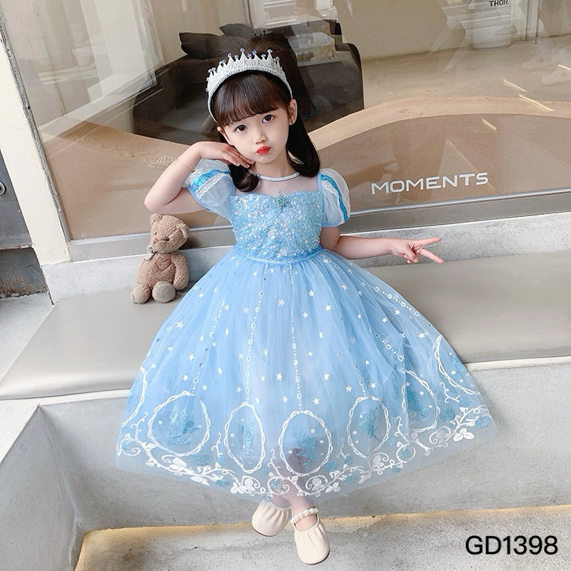 Frozen Elsa Cosplay Costume Bling Bling Princess Dress With Cape (Q70 ...