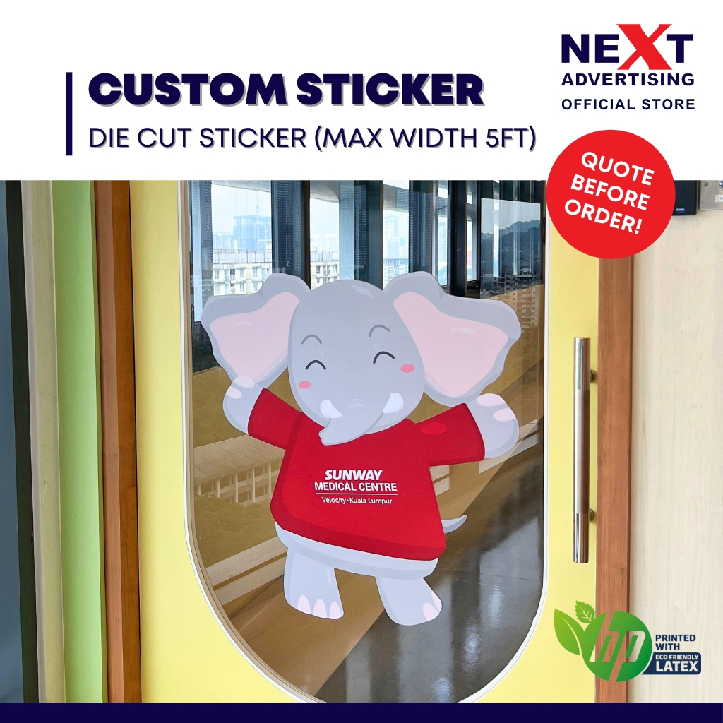 Custom Printing Sticker Service | HP Large Format Printing | Any Sizes ...