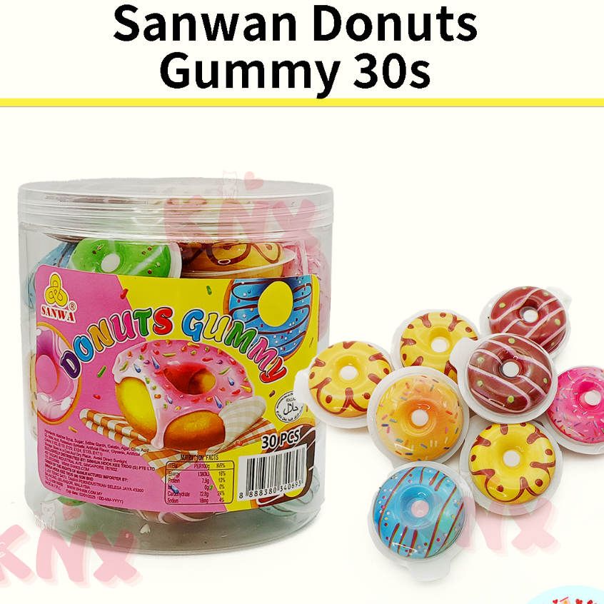 30 Pcs Donut Doughnut Lollipop with Sprinkes in Bottle HALAL (LOCAL READY STOCKS) | Shopee Malaysia