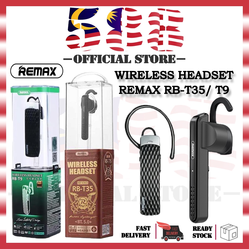 REMAX RB-T35 RB-T9 Wireless Bluetooth Headset Ear hook painless single ...