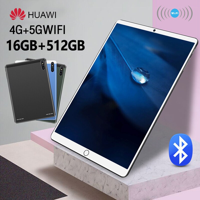 New 10.1 Inch Tablet Android 12GB RAM 512GB ROM Tablet kids tablet with ...