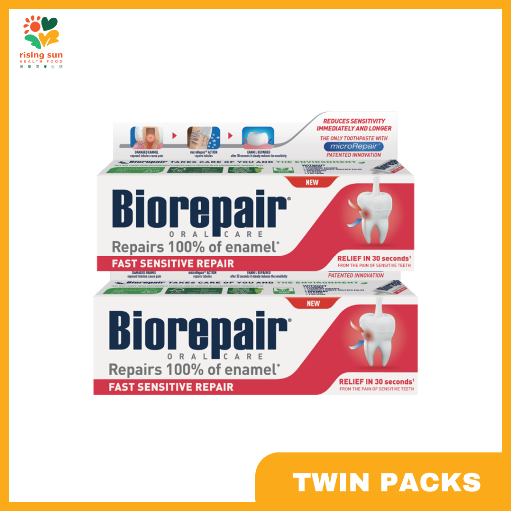 Biorepair Fast Sensitive Repair (75ml x 2) - Twin Packs | Shopee Malaysia