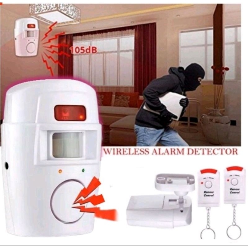 (Local) Door Alarm Infrared Heat Motion Sensor Security With Remote ...
