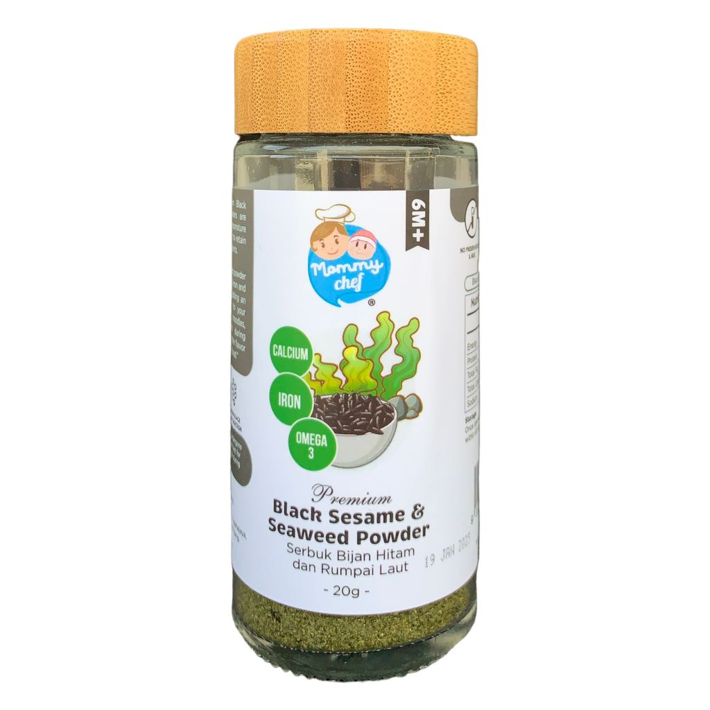 Mommy Chef Black Sesame & Seaweed Powder (20g) | Shopee Malaysia