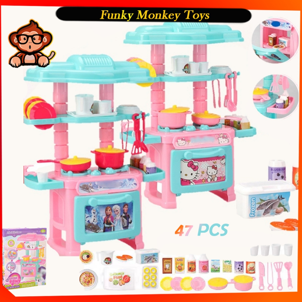 Mainan Dapur Masak Kitchen Cooking Set Kanak-Kanak /Mainan Perempuan ...
