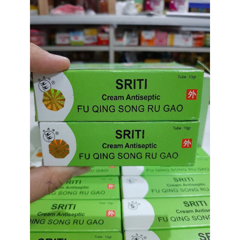 SRITI CREAM ANTISEPTIC FU QING SONG RU GAO (ORIGINAL 100%) | Shopee ...