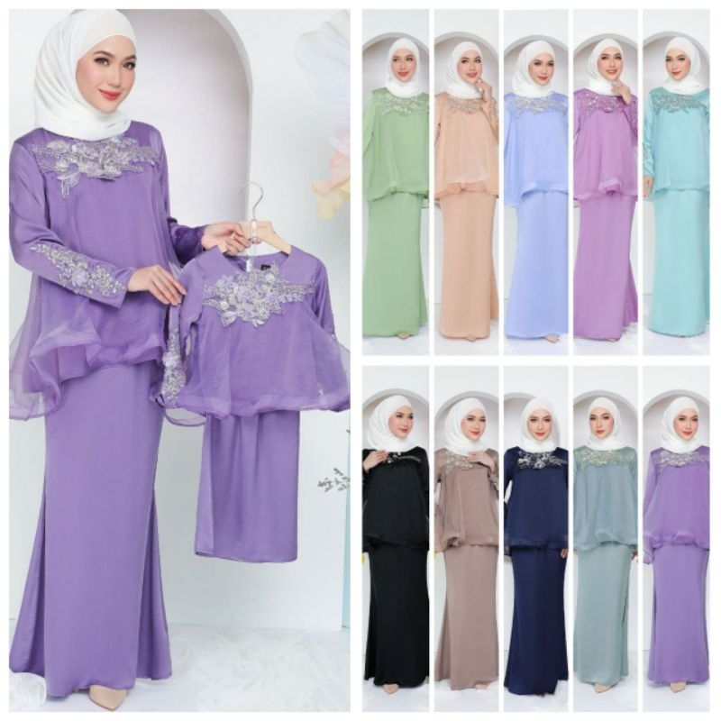 Baju Kurung Satin Babydoll Celia 813! Celia Doll Kurung! Baju Kurung ...