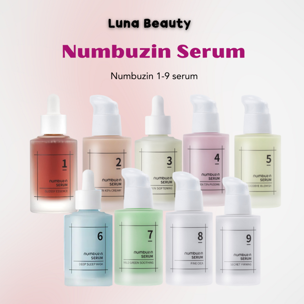 [Numbuzin] No.1 - No.9 serums 50ml - 9 types | Shopee Malaysia
