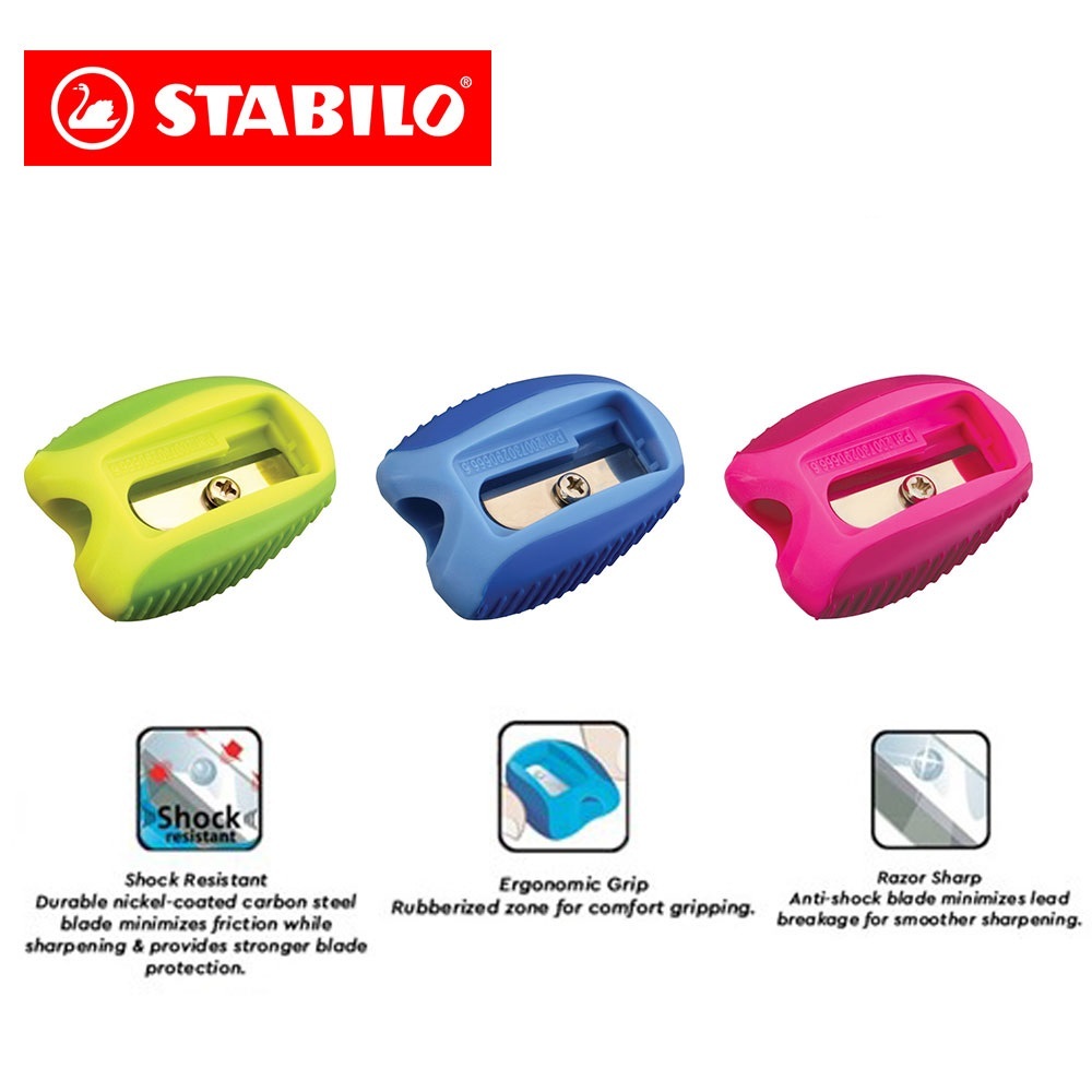 STABILO X-SHOCK SHARPENER 452172 | Shopee Malaysia