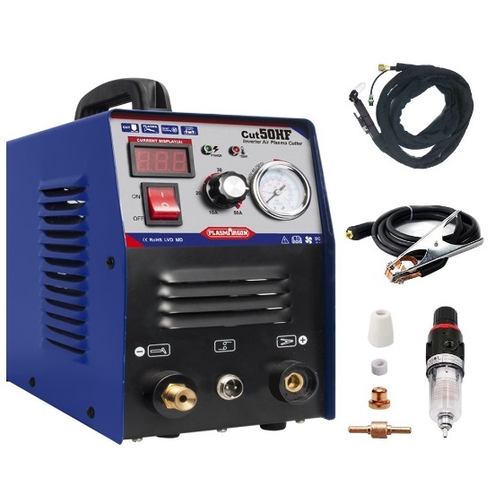 Ready Air Plasma Cutter 60Amp Dual Voltage High Frequency Cutting ...