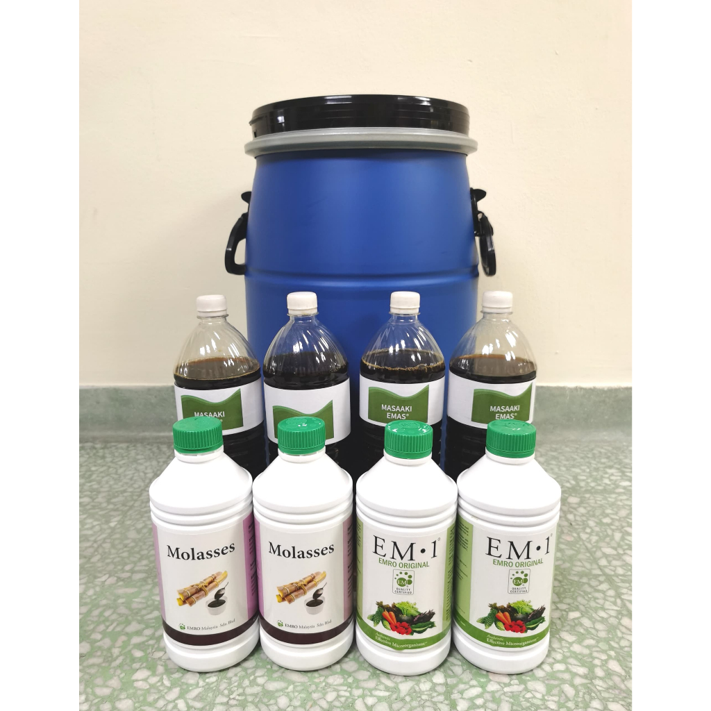 Intermediate Pack - Natural Organic EM Fertilizer (30 Litre Drum, EM1 ...