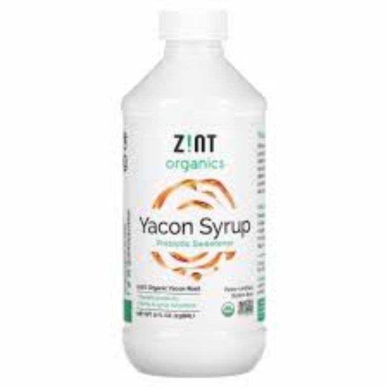Ready Stock: Zint Organic Yacon Syrup, Prebiotic Sweetener, 8 fl oz ...