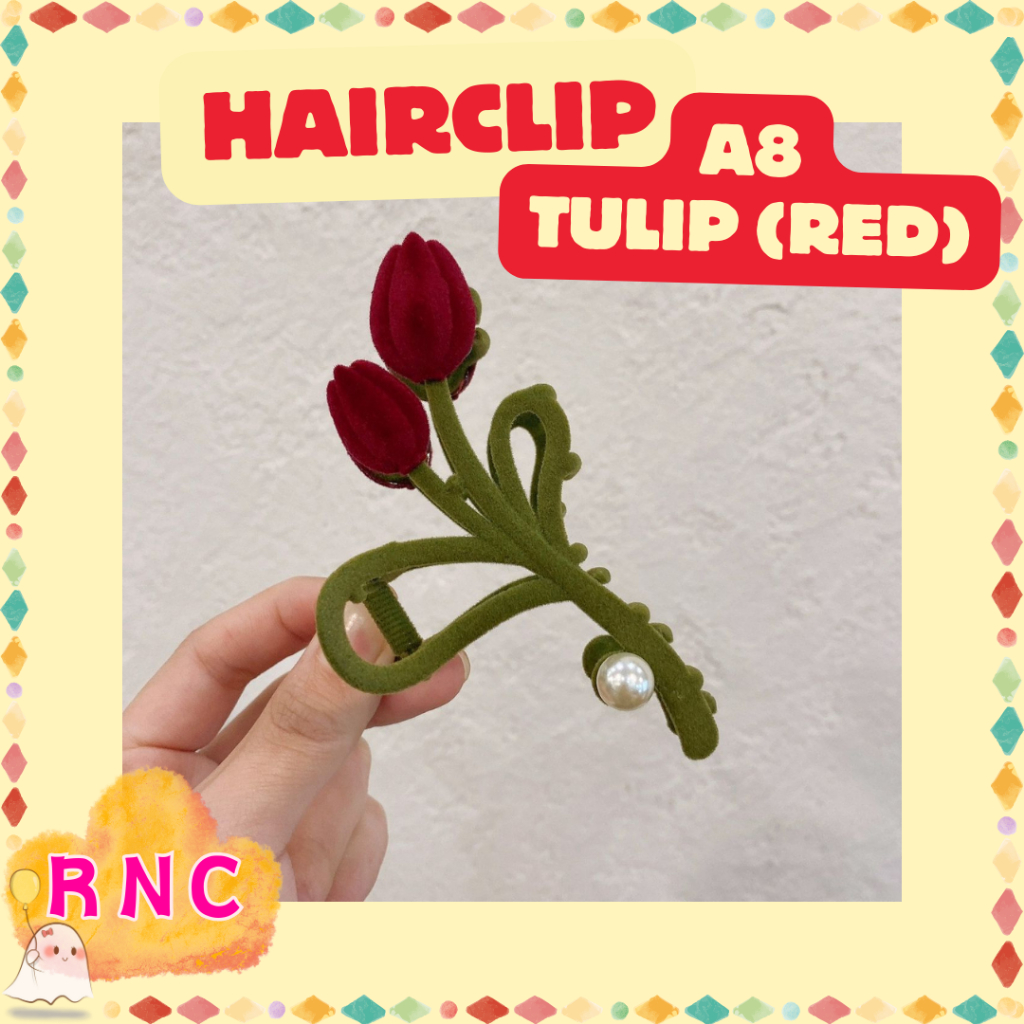 🇲🇾 𝐑𝐞𝐚𝐝𝐲 𝐒𝐭𝐨𝐜𝐤 Korean Fashion Ins Hairclip Hair Claw Tulip Pearl Clip ...
