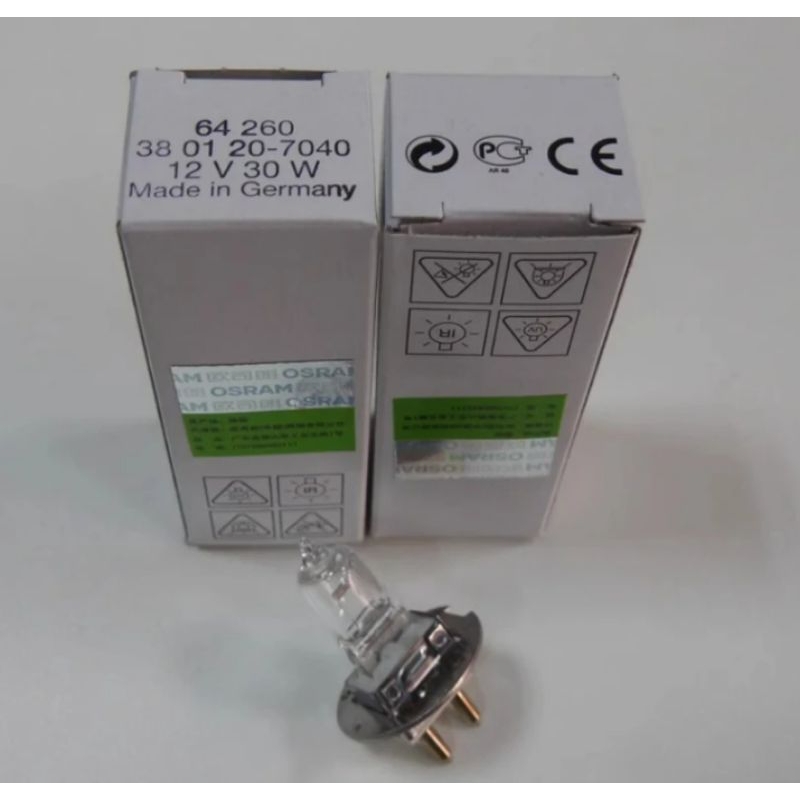 ORIGINAL OSRAM Bulb YZ-5G 64260 12V 30W PG22 slit lamp | Shopee Malaysia