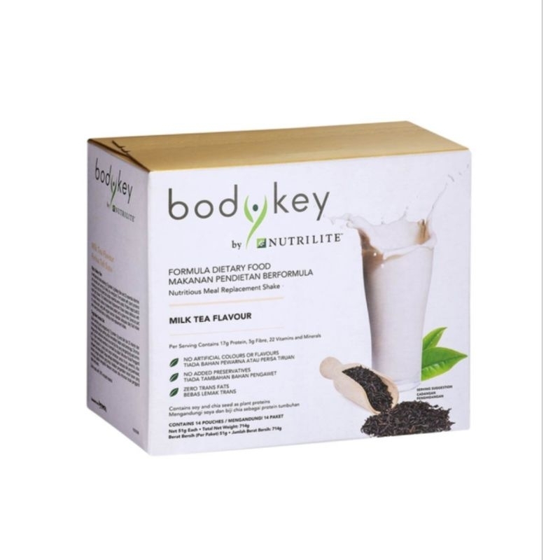 BodyKey by Nutrilite Meal Replacement Shake (Milk Tea) | Shopee Malaysia