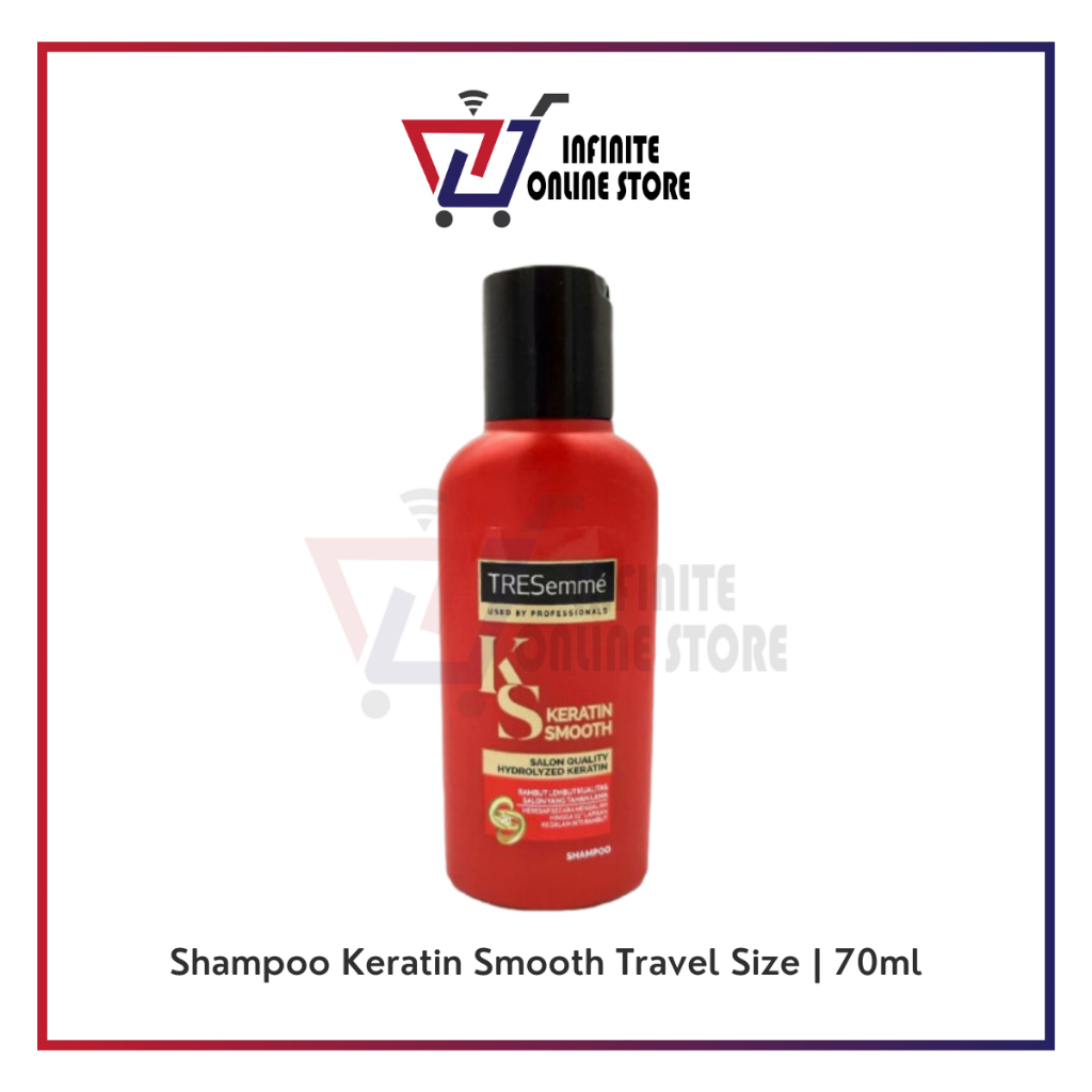 [Exp:09/2024] Tresemme Shampoo Keratin Smooth Travel Size Trial (70ml ...