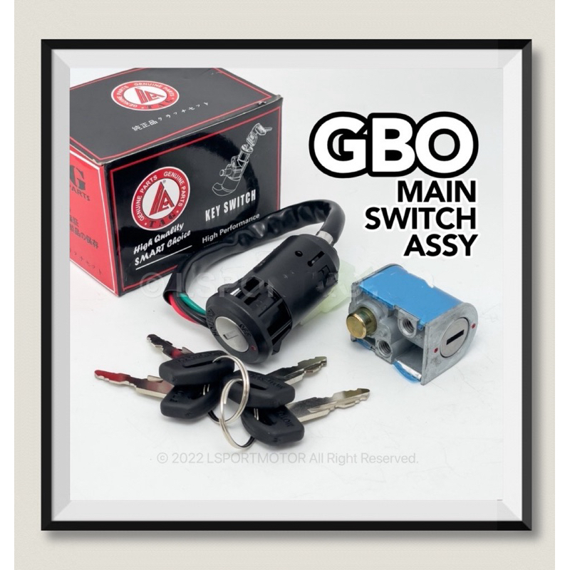 HONDA GBO MAIN SWITCH ASSY (TAG) IGNITION SWITCH KEY LOCK STARTER ...